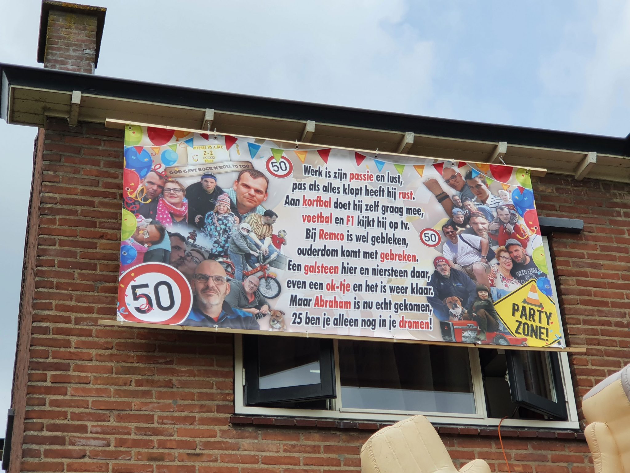 Spandoek teksten? Bekijk ze hier! - Spandoekabraham.nl